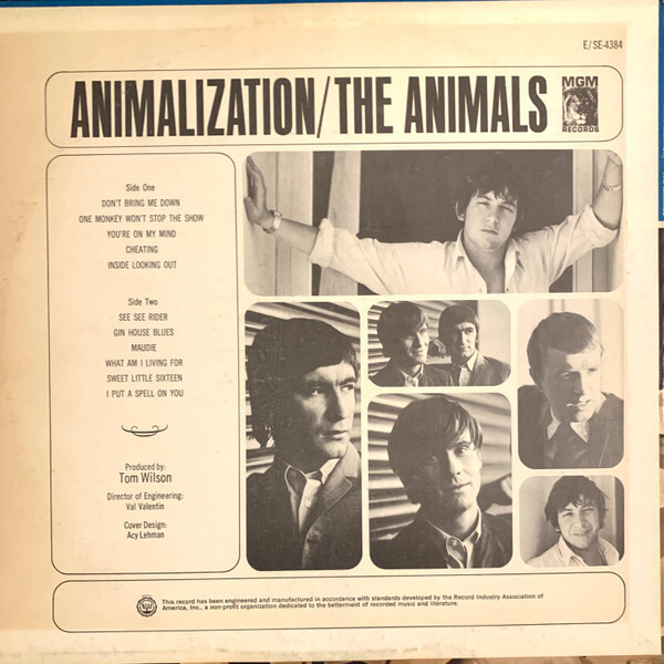 The Animals ‎– Animalization, Vinyl, LP, Album, Stereo, MGM Press, US ...
