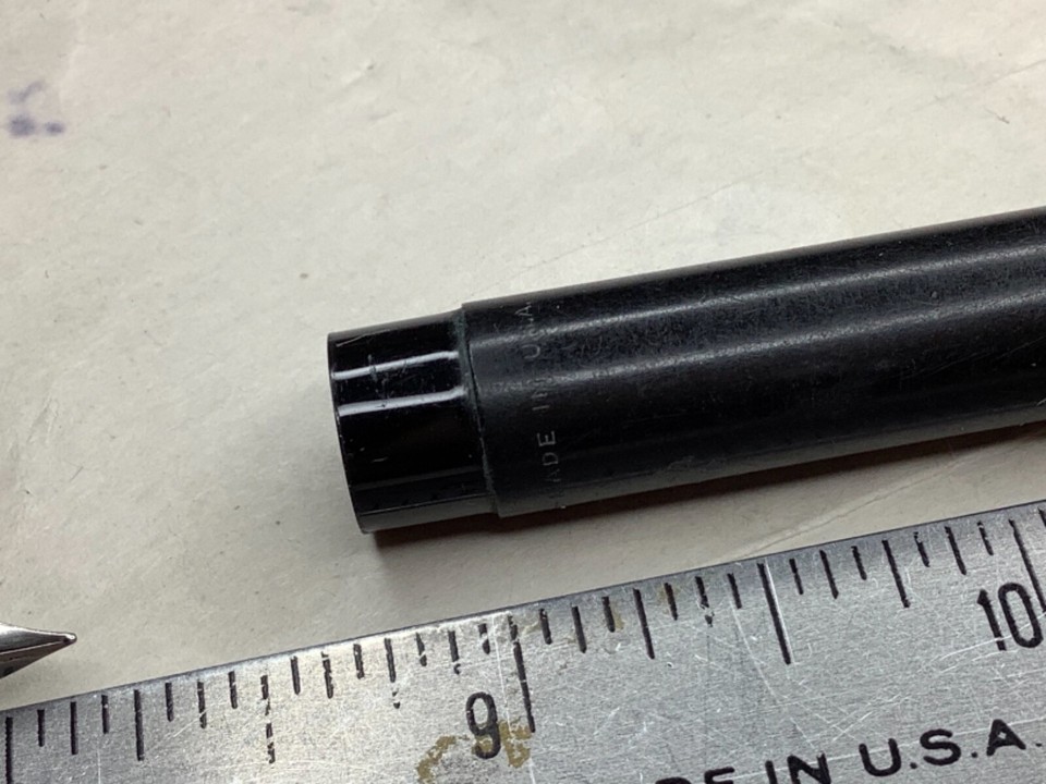 Sheaffer Imperial I Black Cartridge Fountain Pen - Chrome Fluted Cap ...