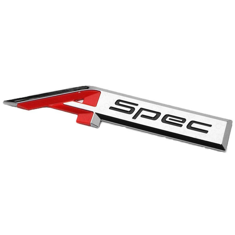 3pcs For Acura Aspec A-Spec Fender Tailgate Trunk Badge Sport Emblem ...