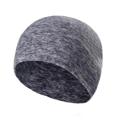 Beanie Hat Stocking Cap Headwear Thermal Fleece Grey Gray Winter Cold ...