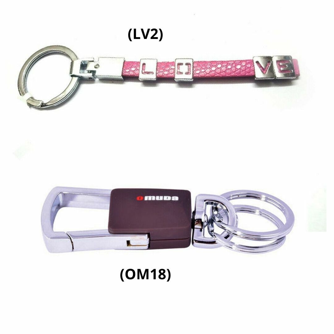 2pcs New OM18 + LV2 Combo KeyChain Locking Keychain for HEAVY Bikes ...