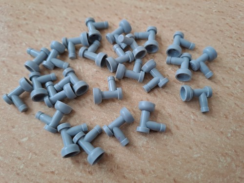 LEGO® 25x Wasserhahn ohne Loch Hebel Zapfhahn Feuerwehr hellgrau 4599b ...