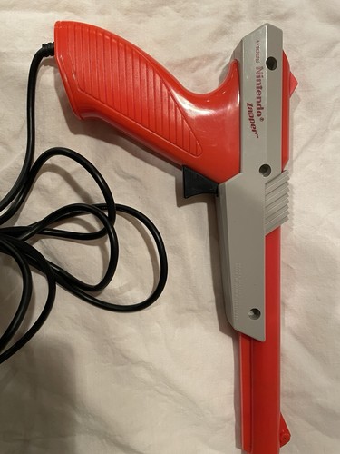 Nintendo NES Zapper Gun Controller Orange W/ Super Mario & Duck Hunt ...