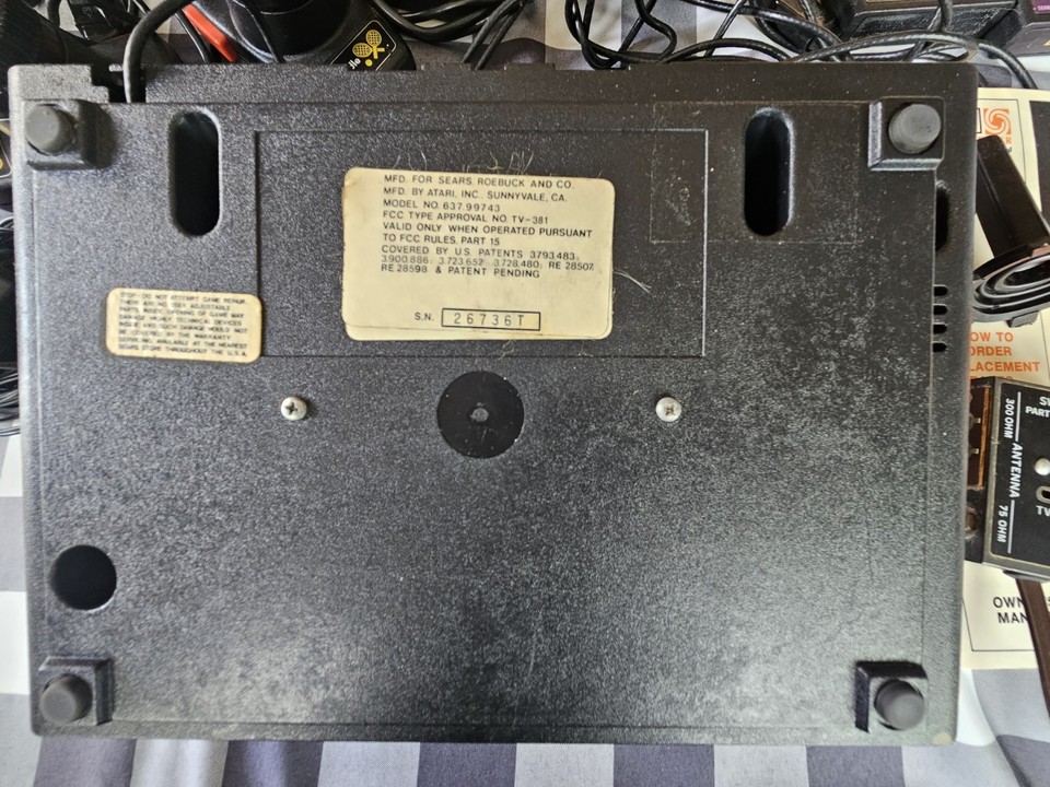 Atari Sears 2600 console IN BOX. Untested, With Games. Extra ...