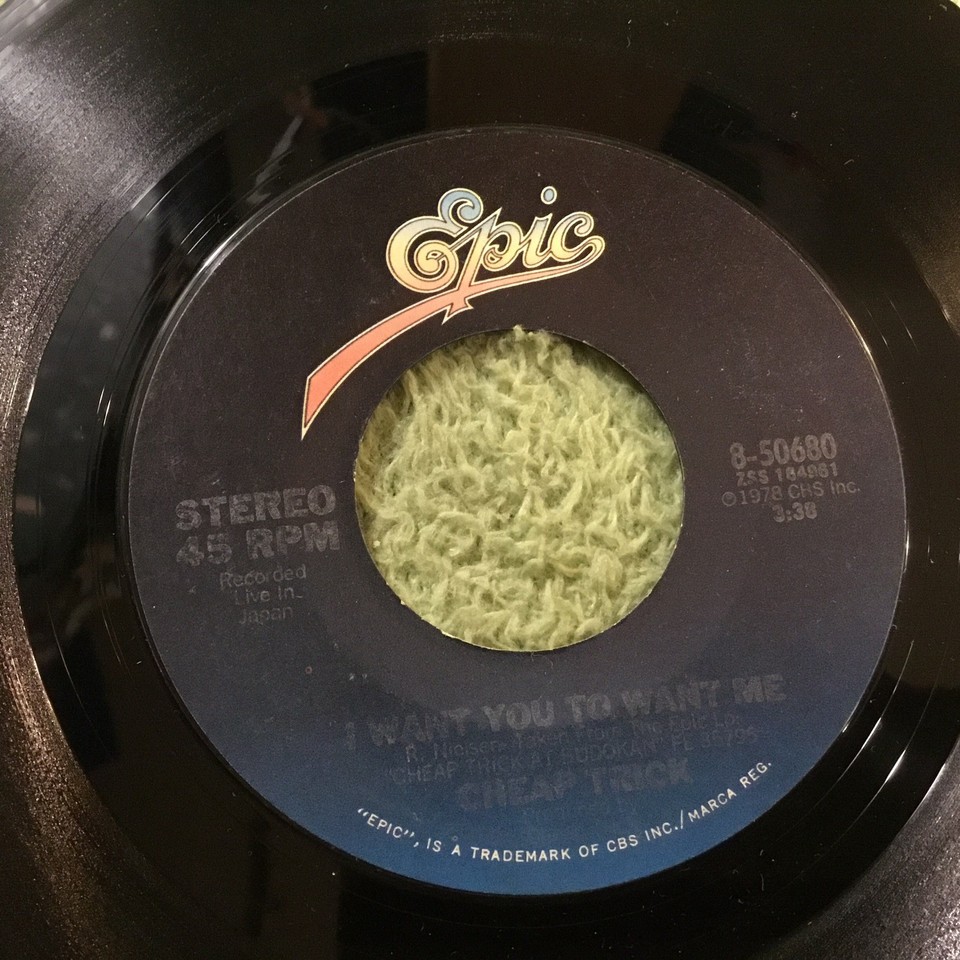 Cheap Trick – I Want You To Want Me / Clock Strikes Ten (7' 45RPM ...