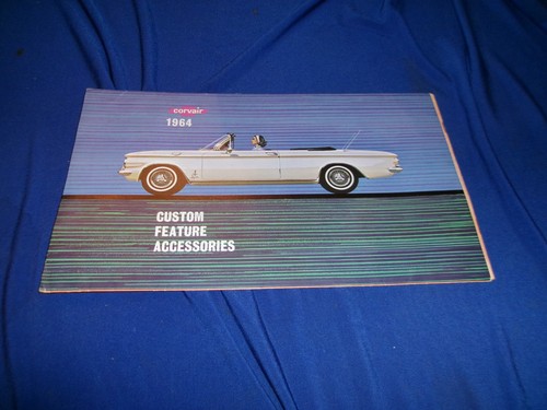 1964 chevrolet corvair dealer brochure accessories | eBay