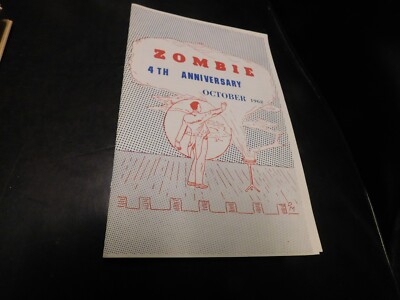 Zombie Magazine Of Magic 4th Anniversary October 1962 | eBay