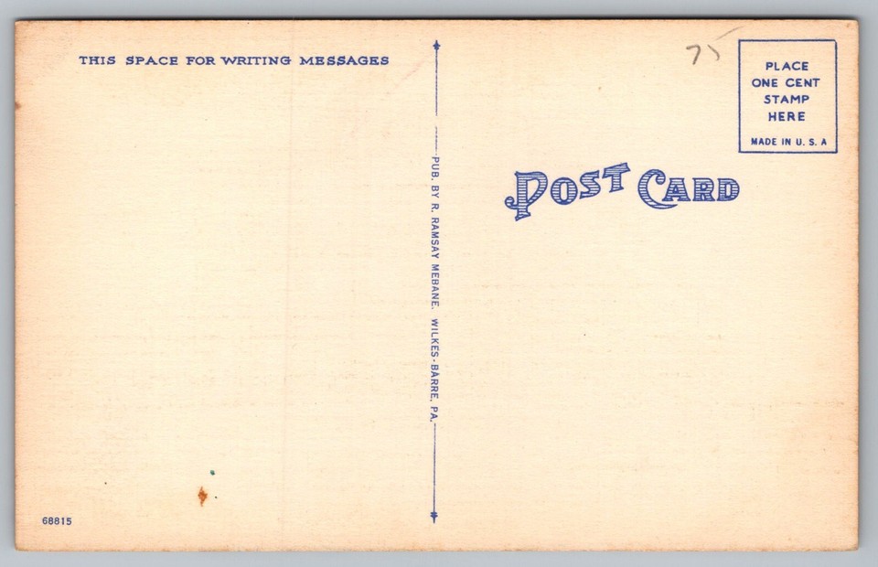 Postcard Ashland PA Pennsylvania Loeper Hotel | eBay
