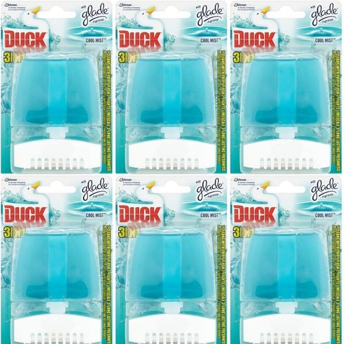Duck Cool Mist Toilet 3in1 Liquid Rim Block Holder 55ml / Pack Of 6 ...