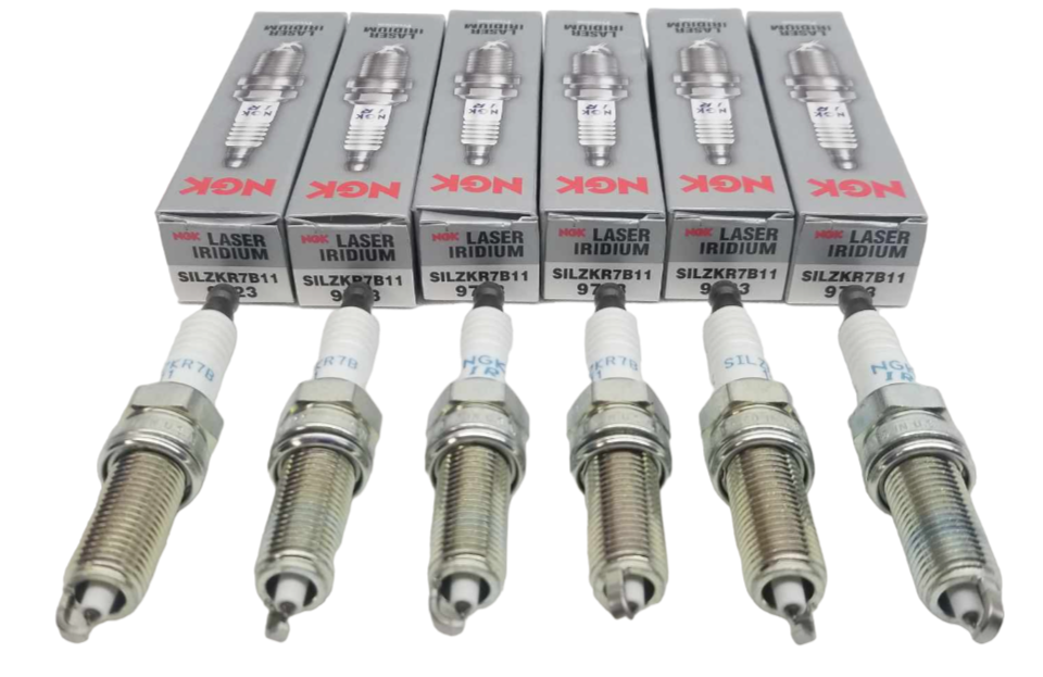 Set of 6 NGK SILZKR7B11 Laser Iridium Spark Plug's for Hyundai & Kia | eBay