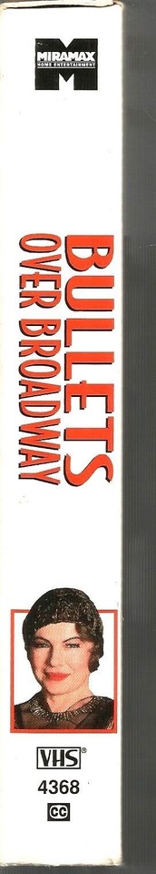 Bullets Over Broadway VHS 1995 John Cusack Chazz Palmenteri Rob Reiner ...