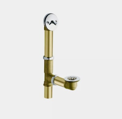 Moen 90410 Brass & Chrome Bath Overflow & Waste Assembly | eBay