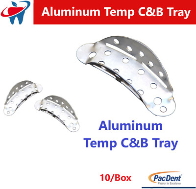 Temp-Tray Universal Dental Aluminum C&B Mini Impression Trays Posterior ...