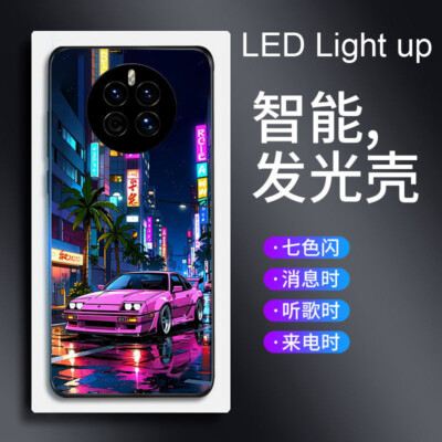 LED Induction Cool Car Light up Phone Case Cover for Samsung S22 S24 ...