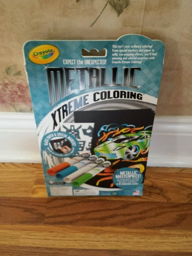New Crayola Metallic Xtreme Coloring Pages + 4 Markers | eBay