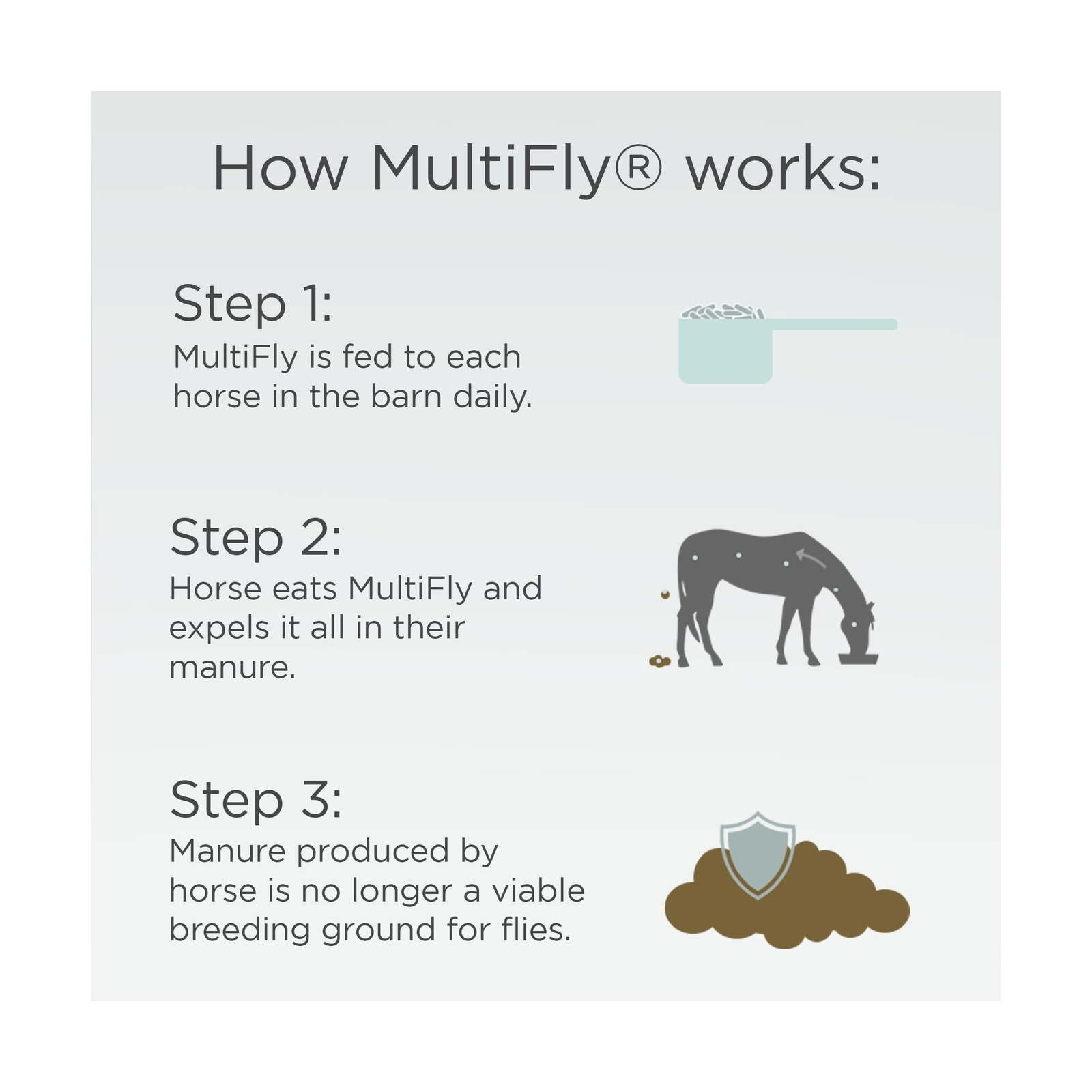 Formula 707 MultiFly Feed-Thru Fly Control Pellets for Horses ...