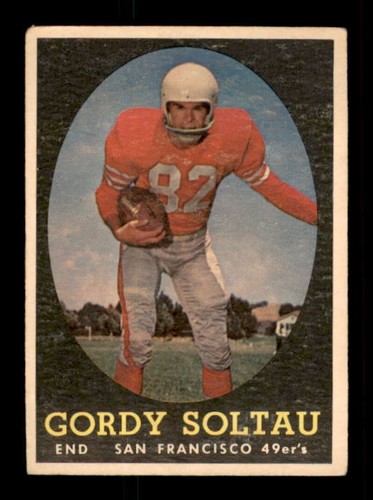 1958 Topps #130 Gordon Soltau FAIR 49ers 550619 | eBay
