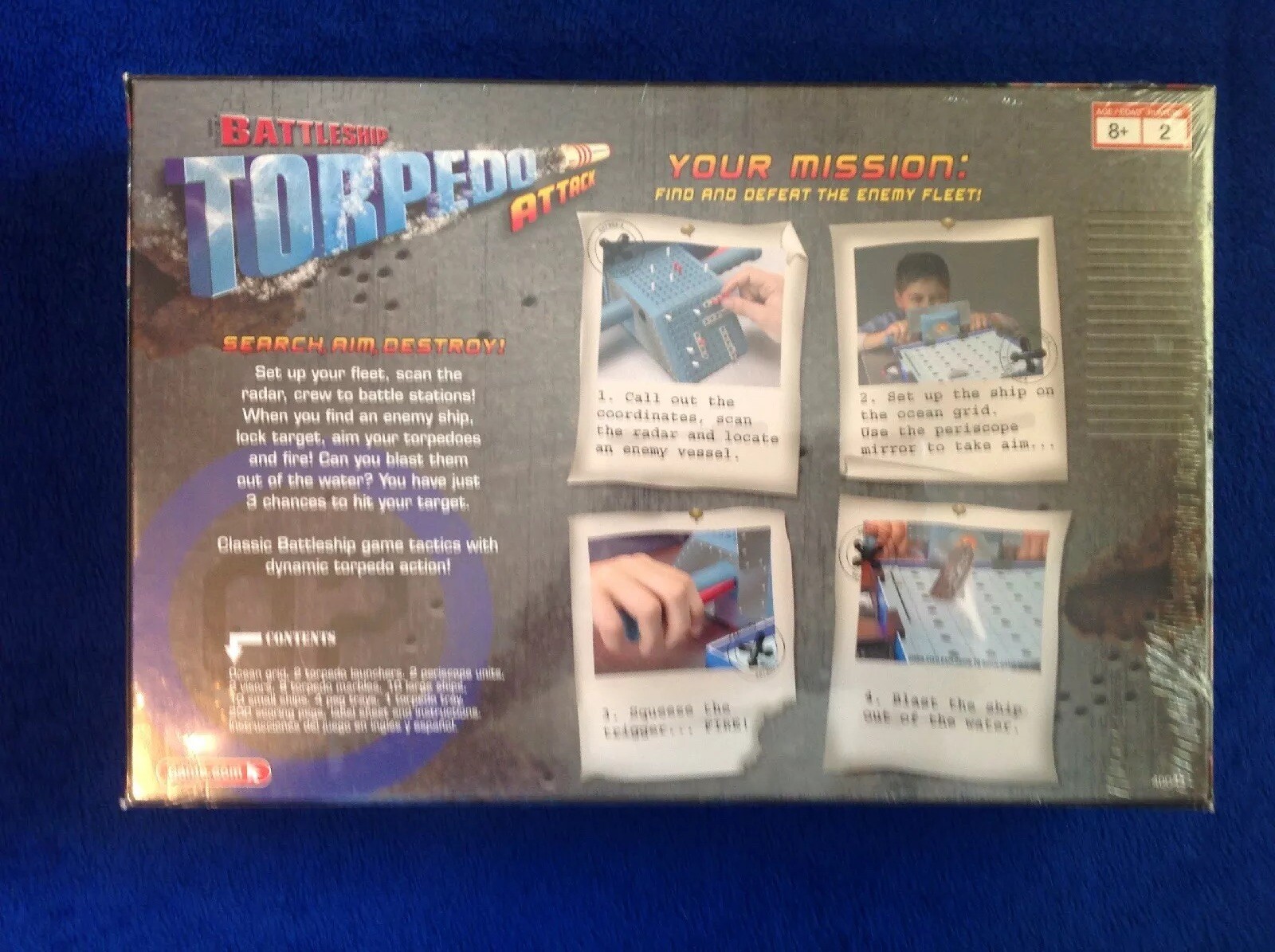 Battleship Torpedo Attack Board Game 2007 Milton Bradley Complete for ...