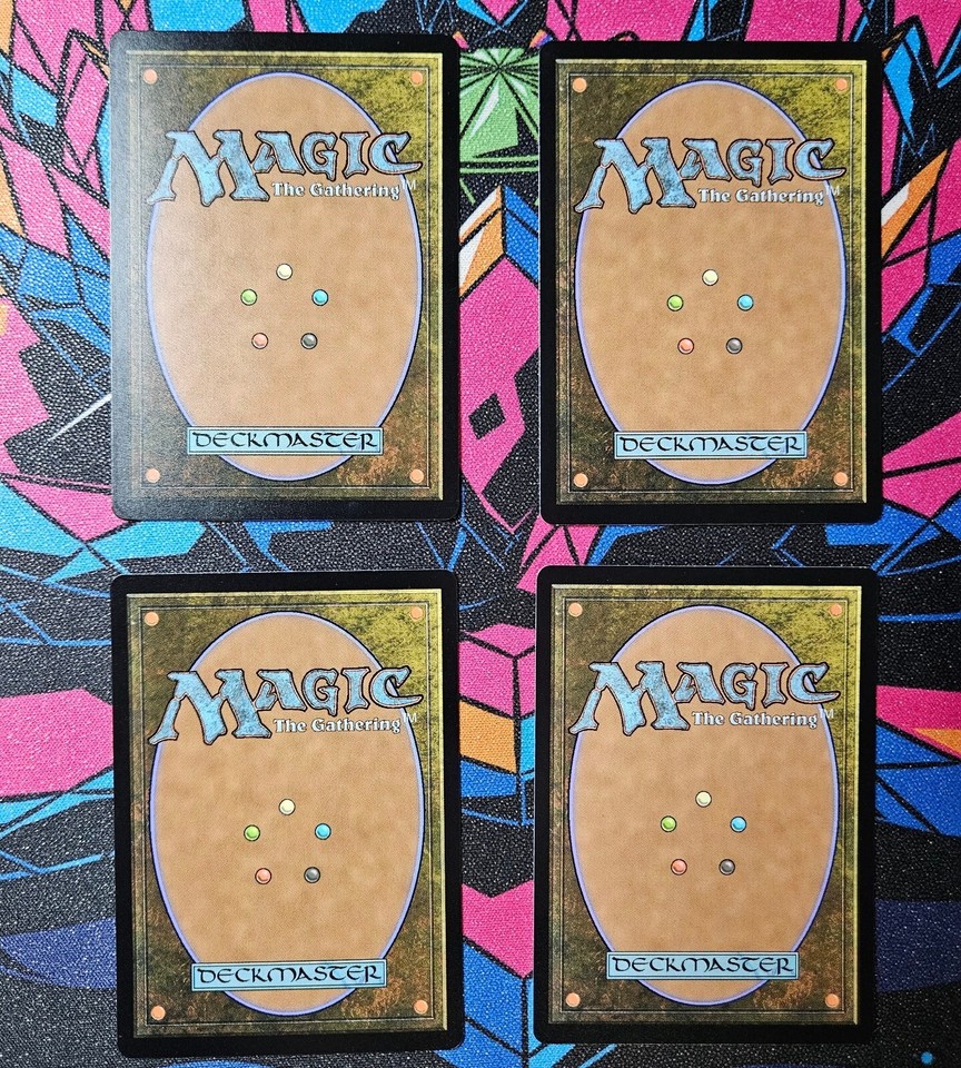 4x Fire / Ice x4 NM Foil MTG Ultimate Masters UMA Unplayed Magic The ...