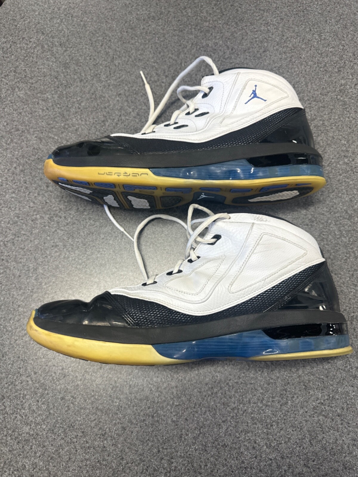 Nike Air Jordan 16.5 XV1.5 White Black Varsity Royal Size 10 Sneakers ...