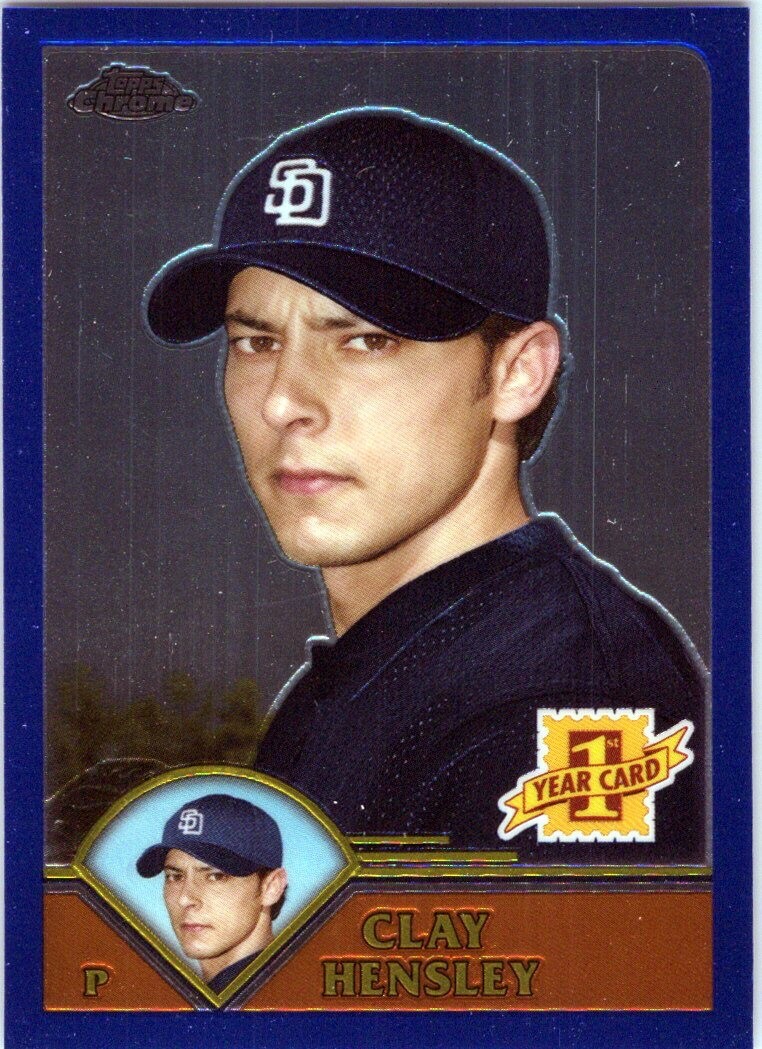 2003 Topps Chrome Traded #T237 Clay Hensley FY RC San Diego Padres | eBay