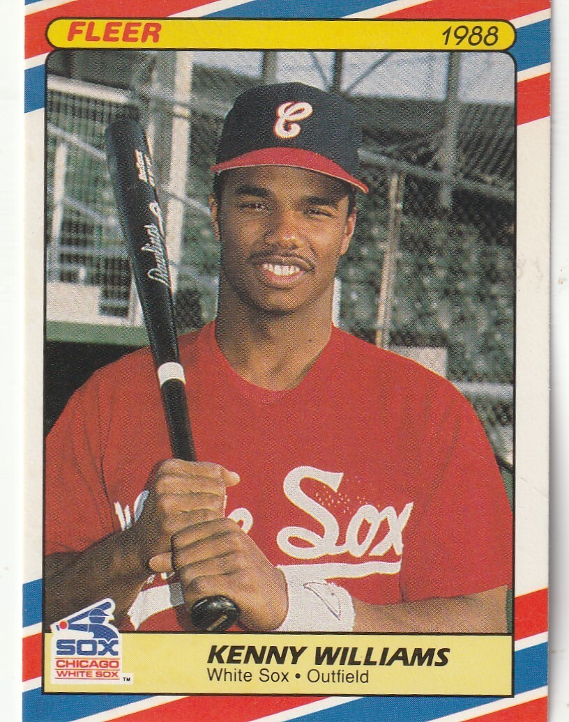 FREE SHIPPING-MINT-1988 Fleer Superstars Kenny Williams Chicago White ...