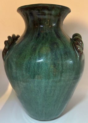 Nell Cole Graves N47 Vase North Carolina Daison Ware Rope Twist Handles ...
