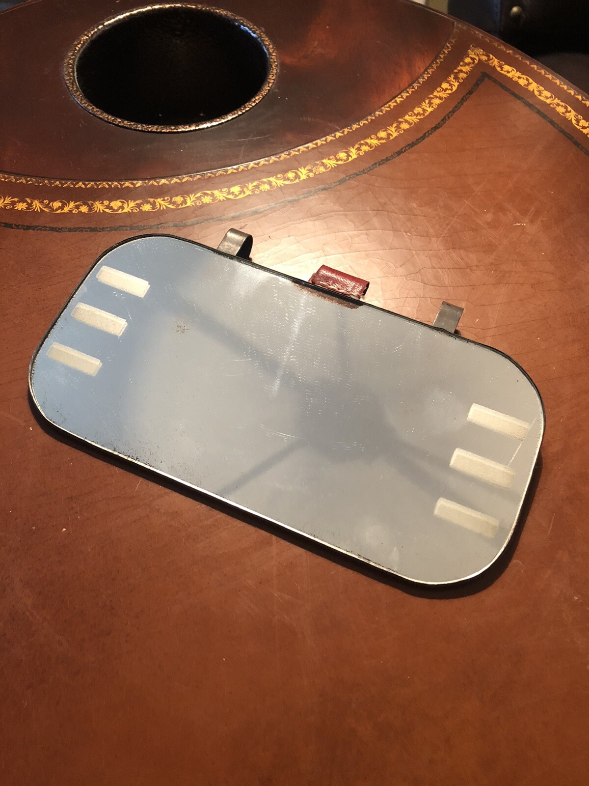 Vintage 1950’s 1960’s Clip on Vanity Mirror For Visor….Great piece ...