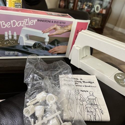 Vintage BeDAZZLER Stud Gem Rhinestone Setting Machine Kit 51039700003| eBay