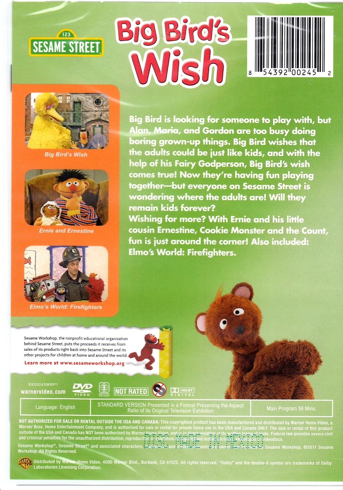 Big Bird's Wish - Elmo , Cookie Monster , The Count - Sesame Street ...