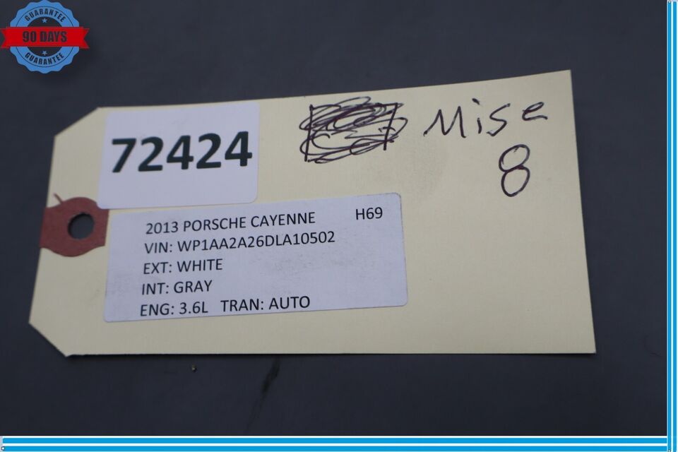 11-18 Porsche Cayenne 958 Turbo VR6 GTS Transmission Oil Pump ...