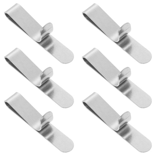 6 Pcs Baking Tools Stainless Steel Cake Ring Mousse Fixing Clips Cookie ...