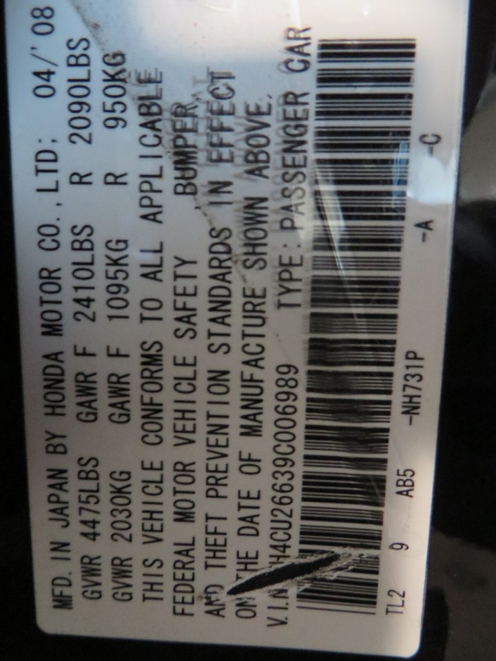 Info Screen With Navigation 39810-TL2-A010-M1 Fits 09 Acura TSX 126142 ...