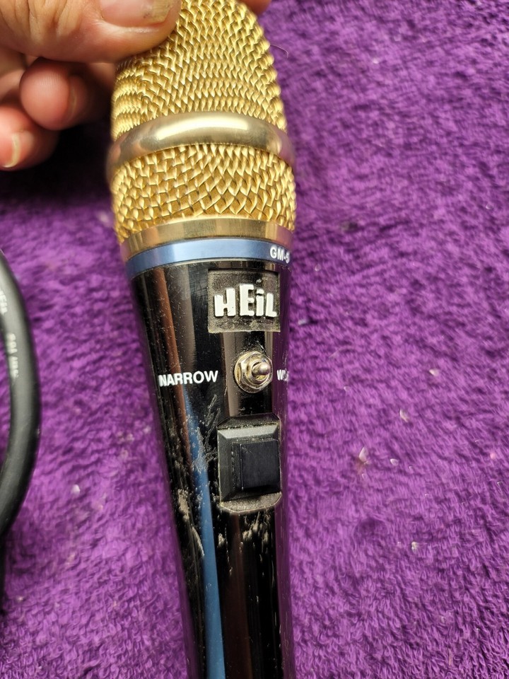 HEIL GM-5 STUDIO MIC W/ HC-5 ELEMENT FOR ICOM IC 756 746 765 761 | eBay