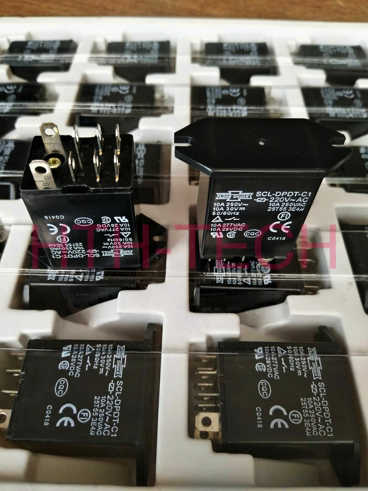 SCL-DPDT-C1 220VAC Intermediate Relay 10A 250VAC 8 Pins x 1pc | eBay