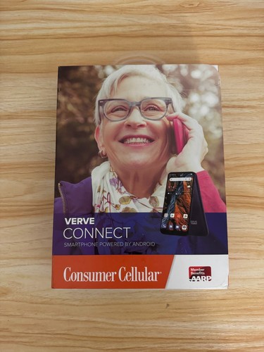 Consumer Cellular Verve Connect 32GB Android Smartphone Blue ...