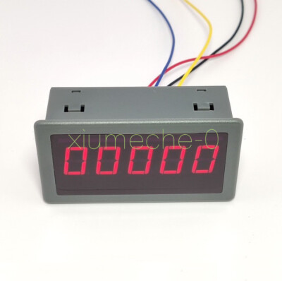 0.56" Red LED Digital Counter Meter Count Timer Timing Three Function ...