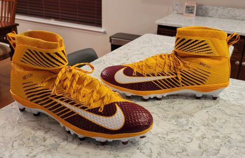 New Nike Men's Size 18 LunarBeast NIKESKIN Football Cleats Gold ...