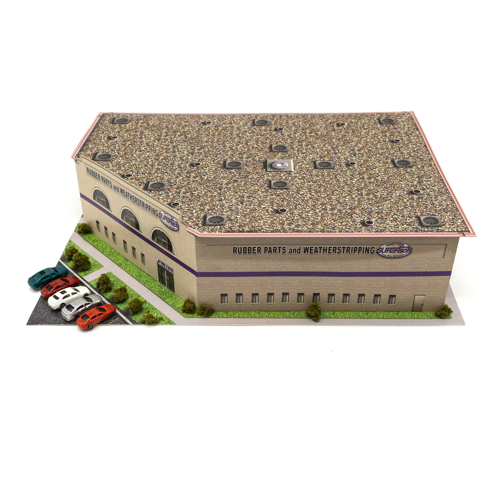 Z Scale Building Kit 1/220 Scale Metro Moulded Parts Building, Fits ...