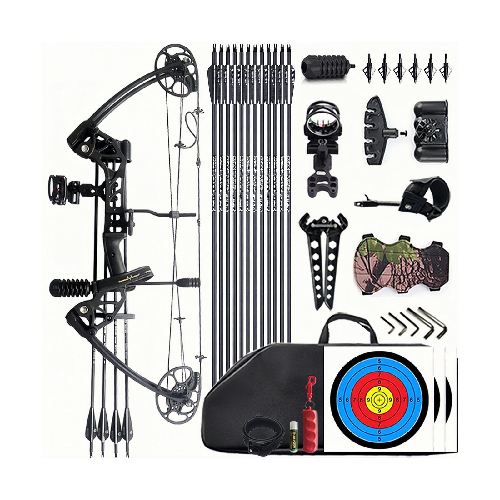 Lanneret Compound Bow and Archery Sets - Right Hand Archery Compound ...