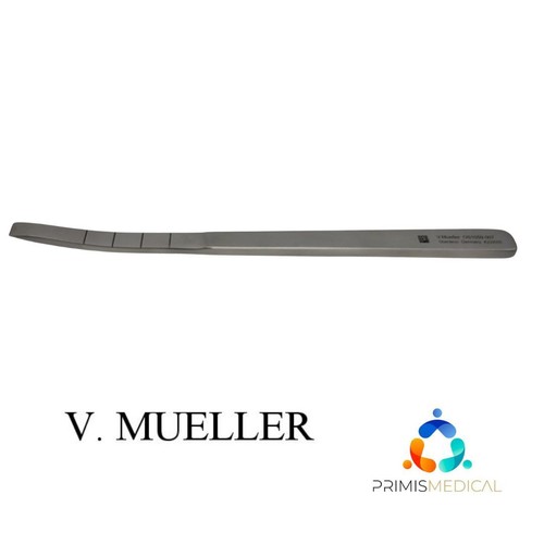 V. Mueller OS1059-007 Small Osteotome Curved Blade 7mm Wide 7-1/4" | eBay