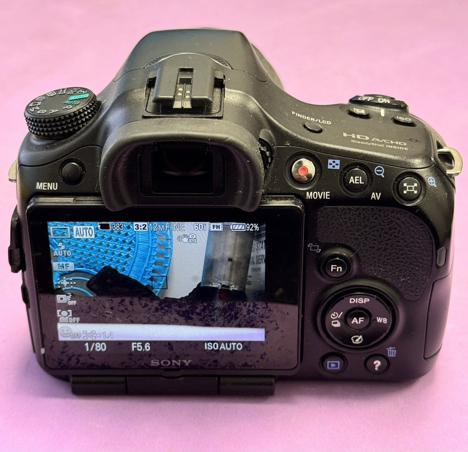Sony Alpha SLT-A65V DSLR Camera Body w/Battery, Charger, Strap | eBay