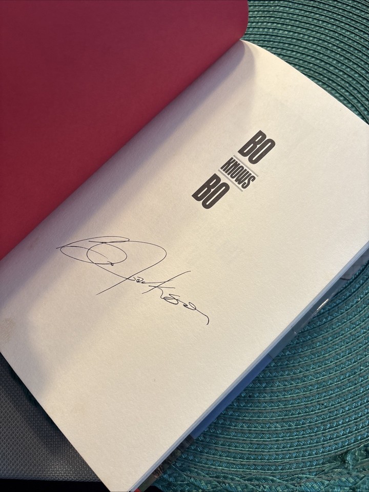 Bo Knows Bo by Bo Jackson Book Autographed 1990 1st Edition Hardcover ...