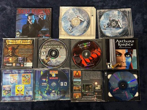 Lot of 55+ Vintage CD-ROM PC Games Various Genres All In Great ...