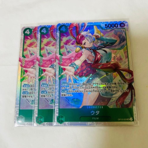 One Piece Card Game Uta SR Film Card Set of 3, Level 4, Attack 5000, | eBay