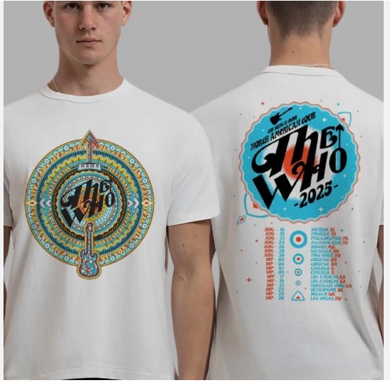 The Who The Song Is Over North American Farewell Tour 2025 T-Shirt | eBay