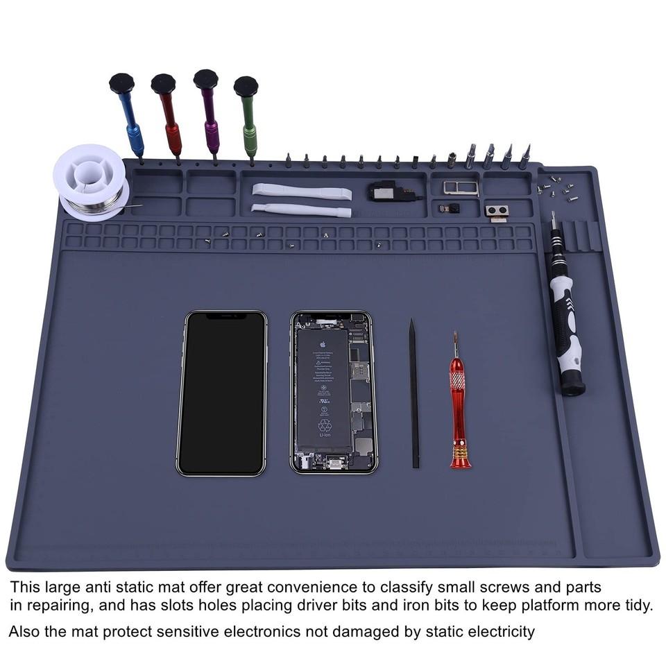 Premium Heat Resistant Anti Static Mat for Computer, Laptop, Cellphone ...