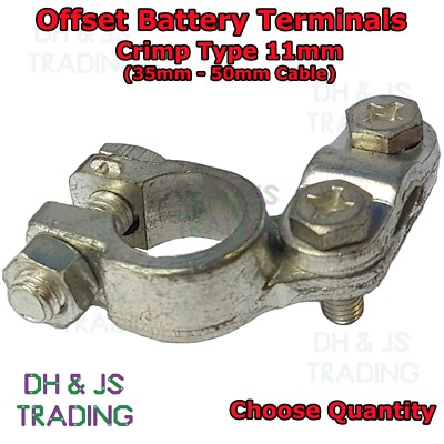 Battery Terminals Positive Negative Terminal Car Offset Heavy Duty With ...