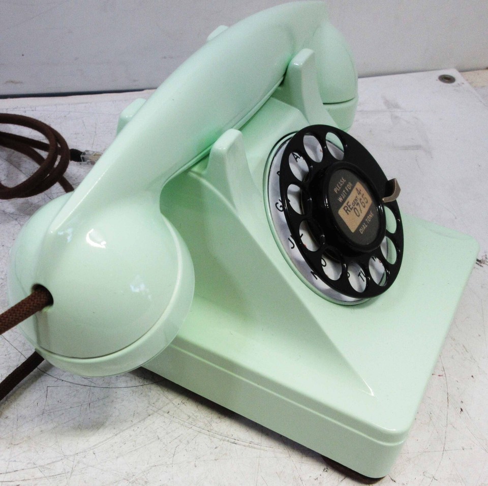 Western Electric Mint Green Model 302 Telephone Fully Restored | eBay