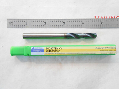 NEW SUMITOMO USA 5XD 7.80MM DIA X 1-37/64" FL X 3-15/32" OAL SOLID ...